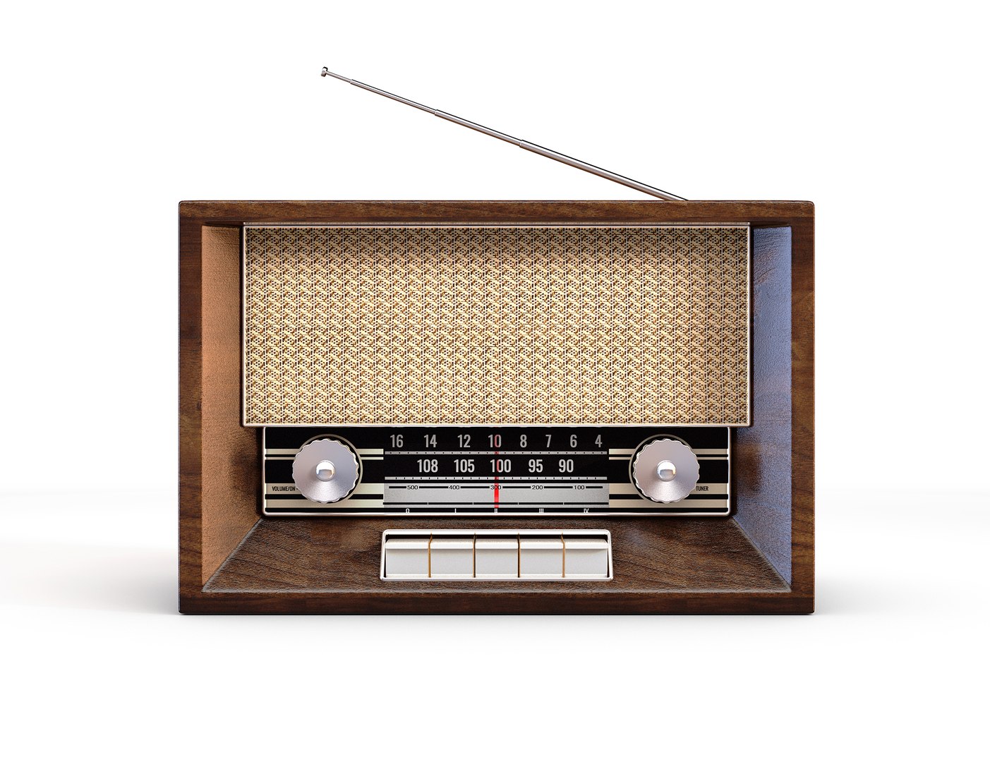 Vintage Retro Radio 3D - TurboSquid 1625704