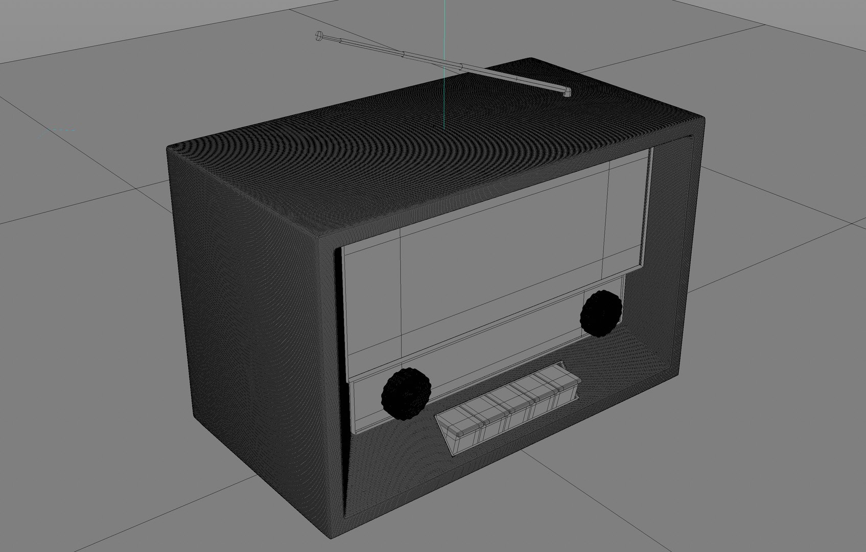 Vintage Retro Radio 3D - TurboSquid 1625704