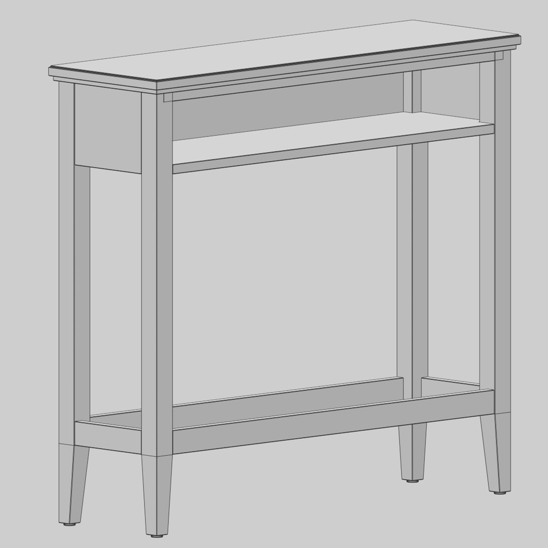 3D IKEA IDANAS Storage Table Model - TurboSquid 2149184