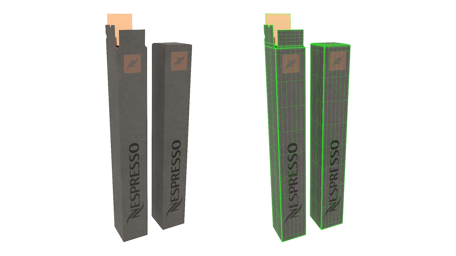 3D Coffee Capsule Box Model - TurboSquid 2013834