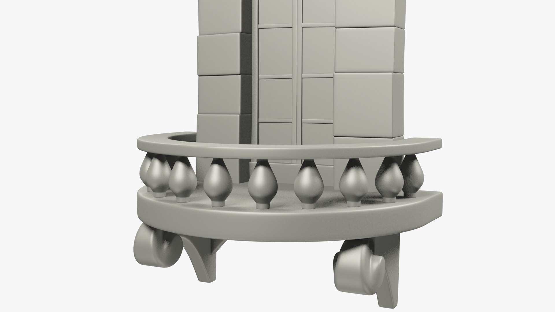 Stylized Window Balcony 3D Model - TurboSquid 1672121