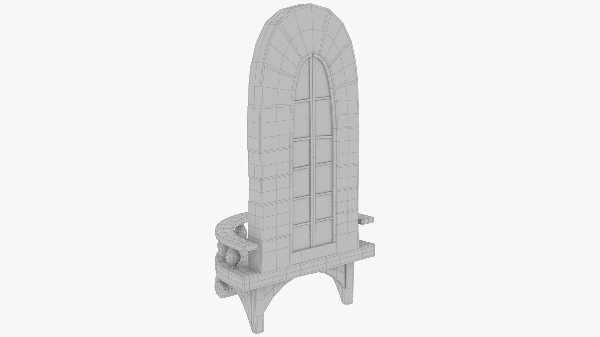 Stylized Window Balcony 3D Model - TurboSquid 1672121