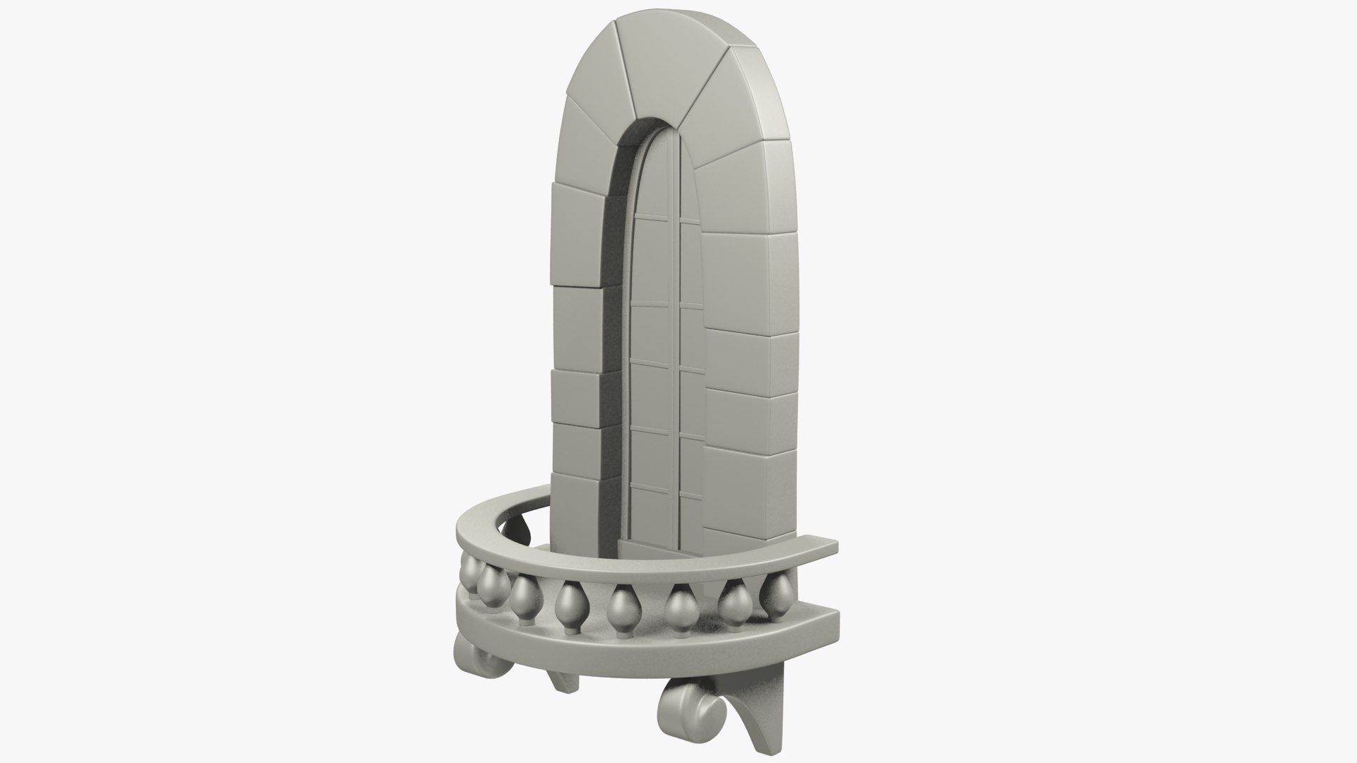 Stylized Window Balcony 3D Model - TurboSquid 1672121