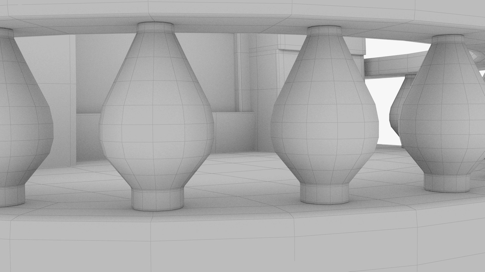 Stylized Window Balcony 3D Model - TurboSquid 1672121