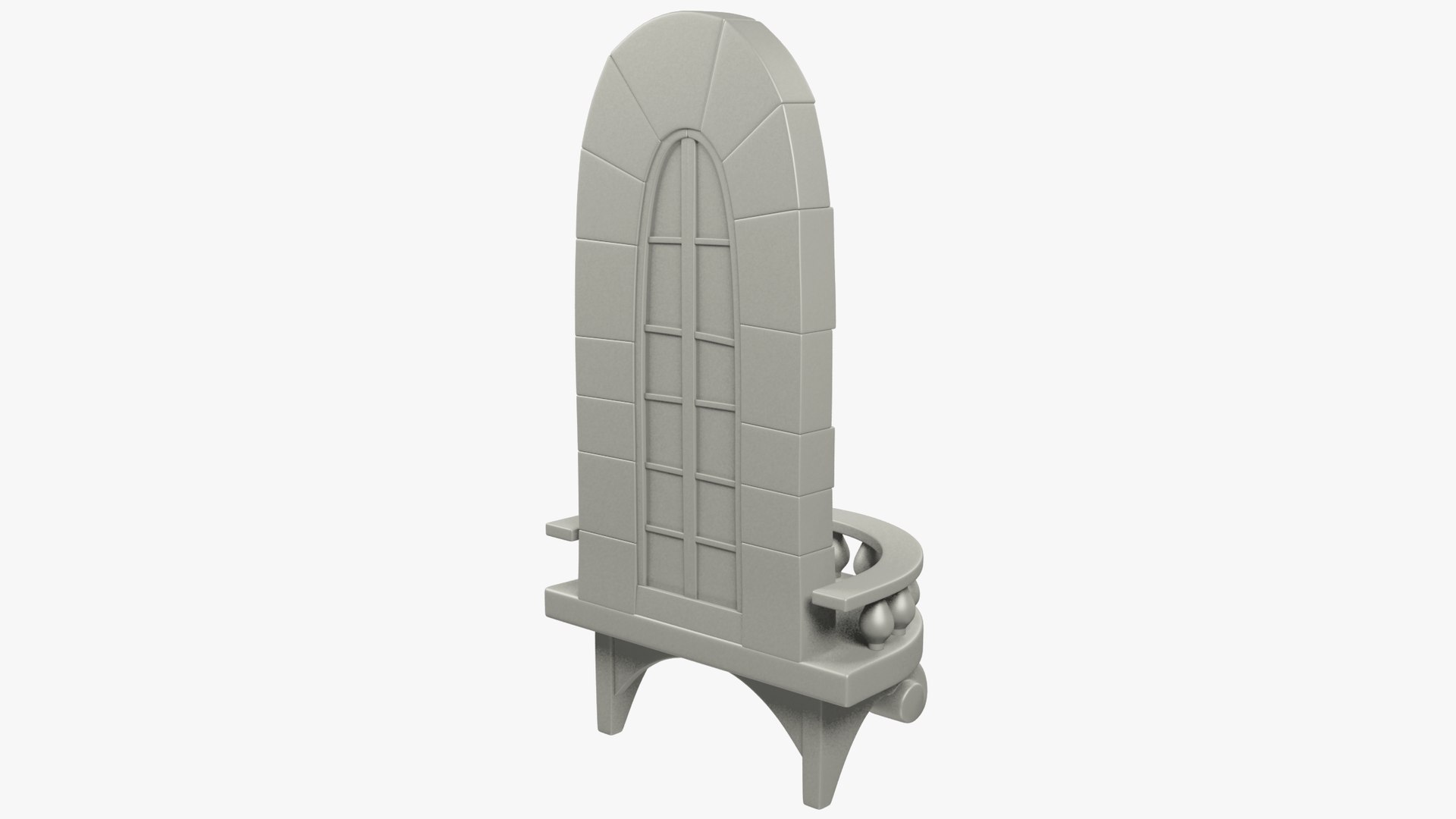 Stylized Window Balcony 3D Model - TurboSquid 1672121