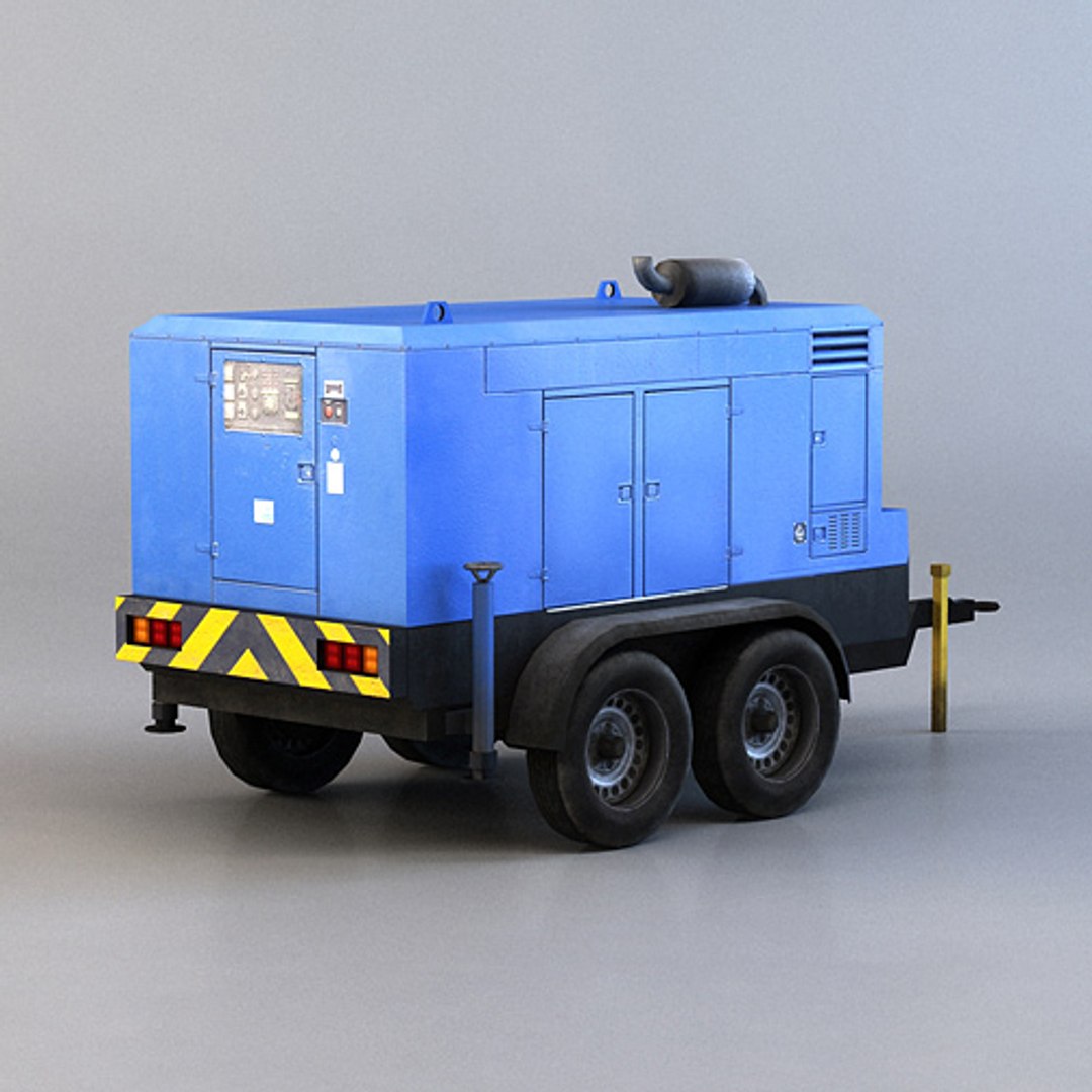 3d Model Diesel Generator