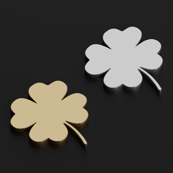 3D Four Leaf Clover model - TurboSquid 1842385