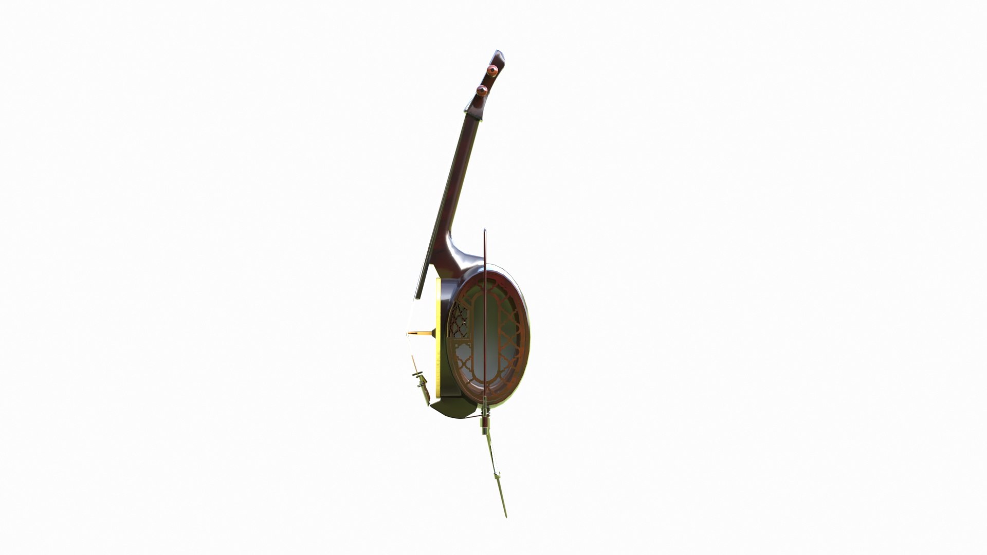 3D Model Gehu Musical Instrument - TurboSquid 1783334