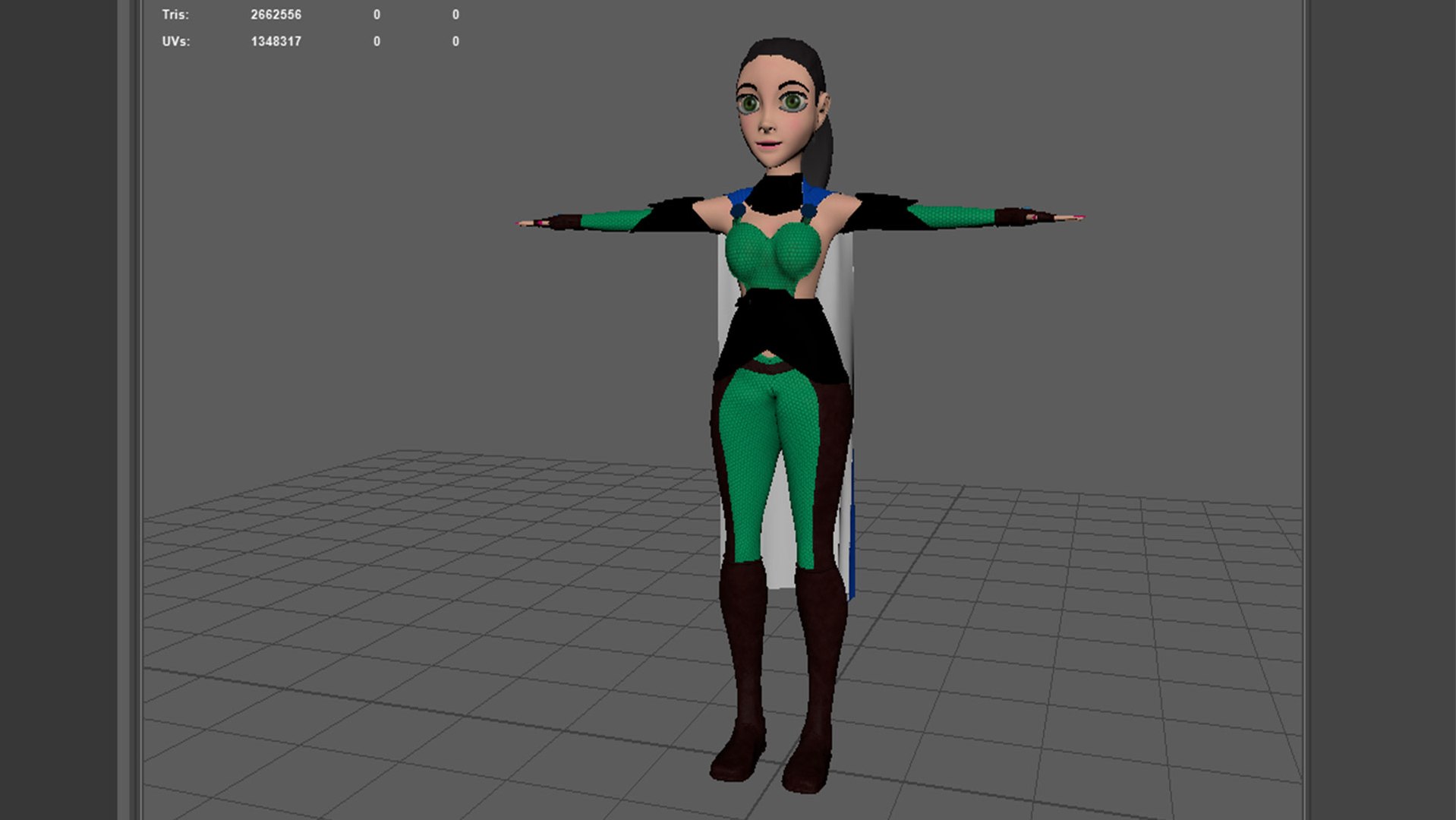 3d Cartoon Female Chracter Model - TurboSquid 2117743