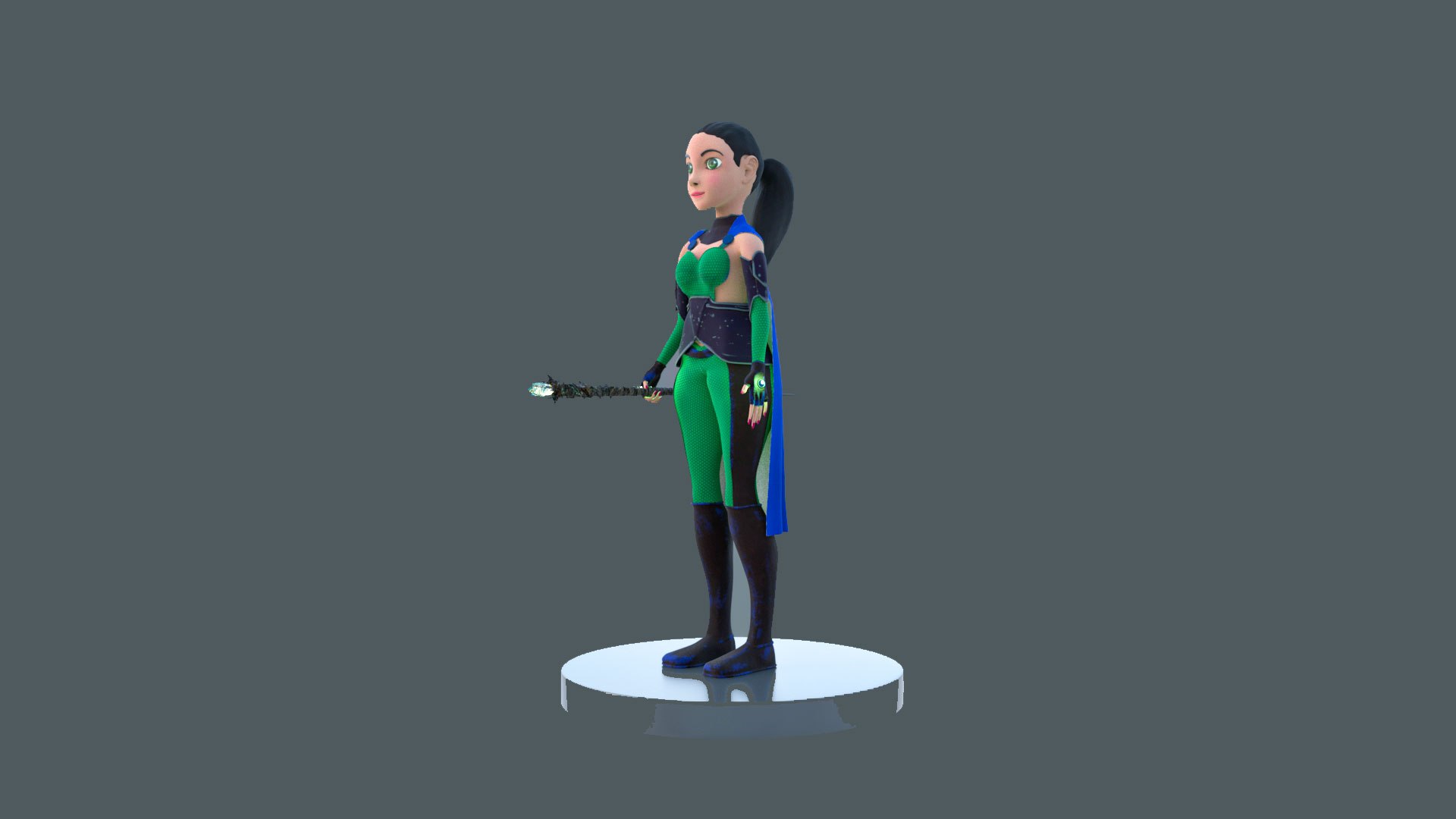 3d Cartoon Female Chracter Model - TurboSquid 2117743