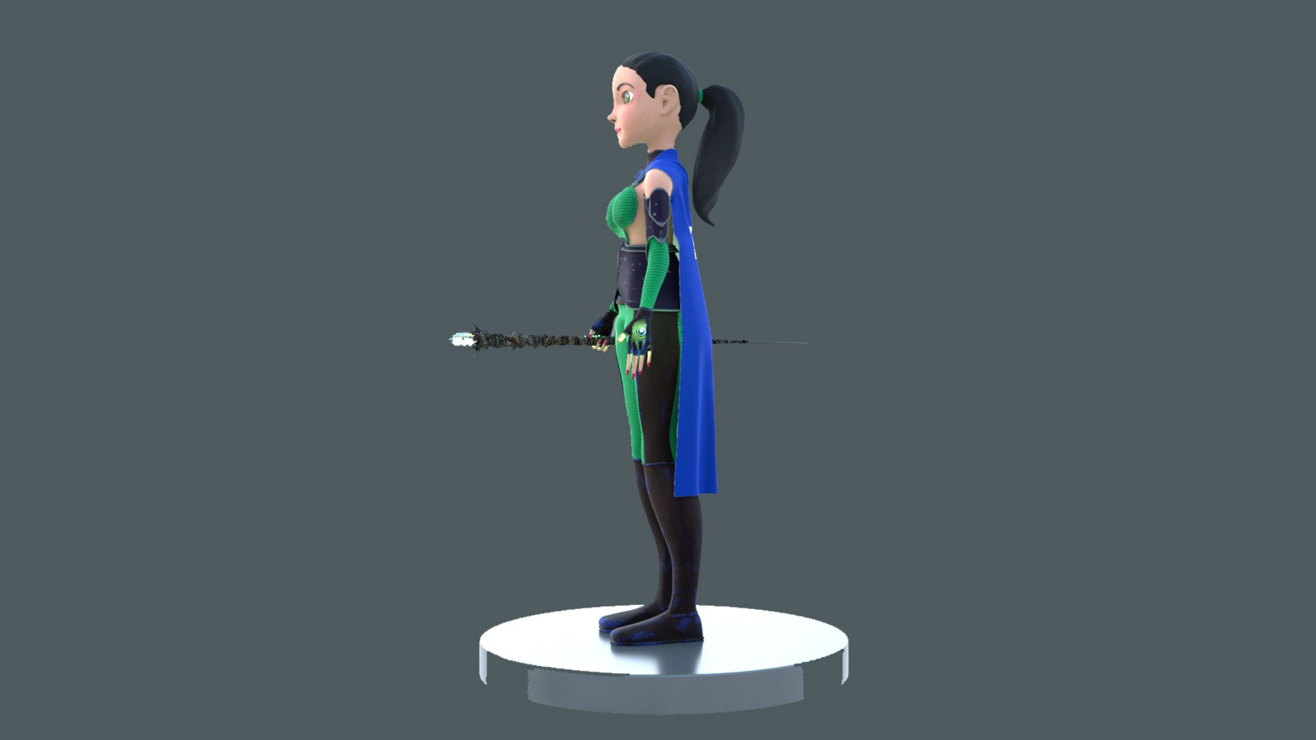 3d Cartoon Female Chracter Model - TurboSquid 2117743