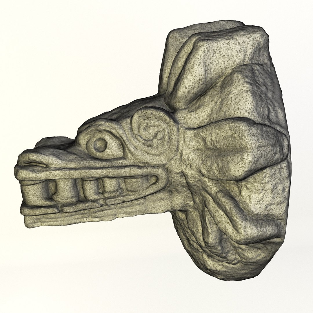 3d Model Mayan Sculpture