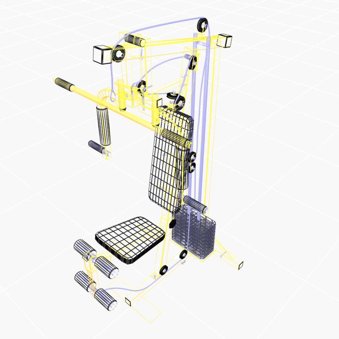 Home Gym Machine 3d Model
