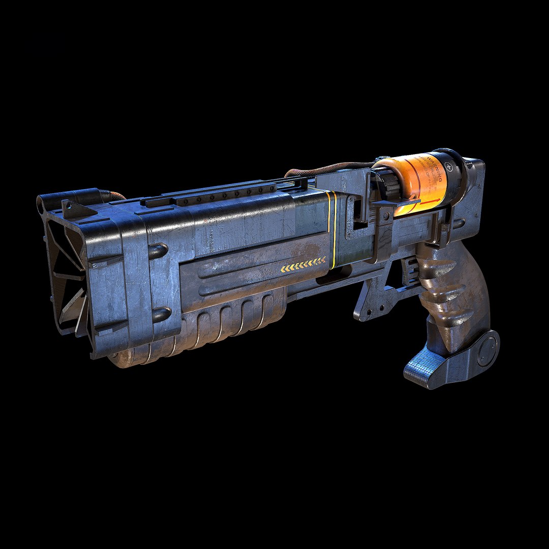Laser Pistols Fallout 3D Model Model - TurboSquid 2234725