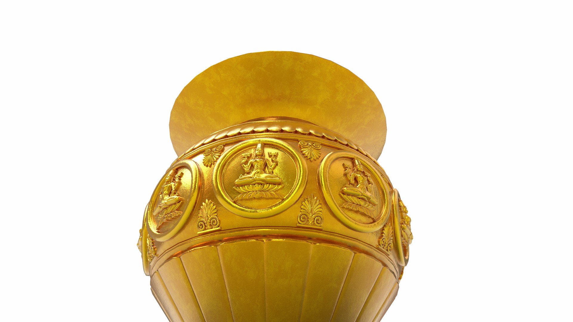 Lakshmi Kalash Pot 3D Model - TurboSquid 2062003