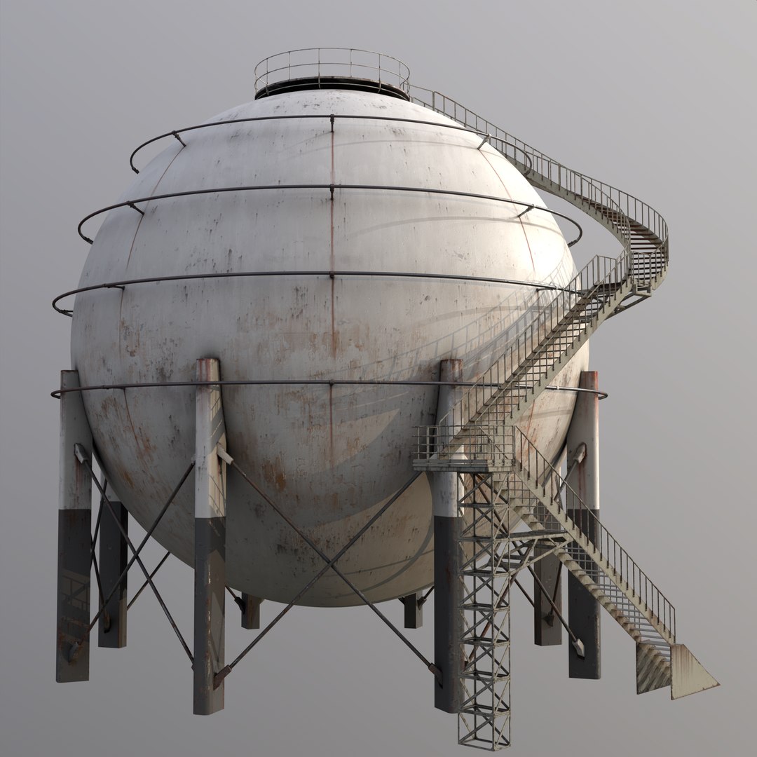 Gas Sphere Horton Sphere Model - TurboSquid 2422437