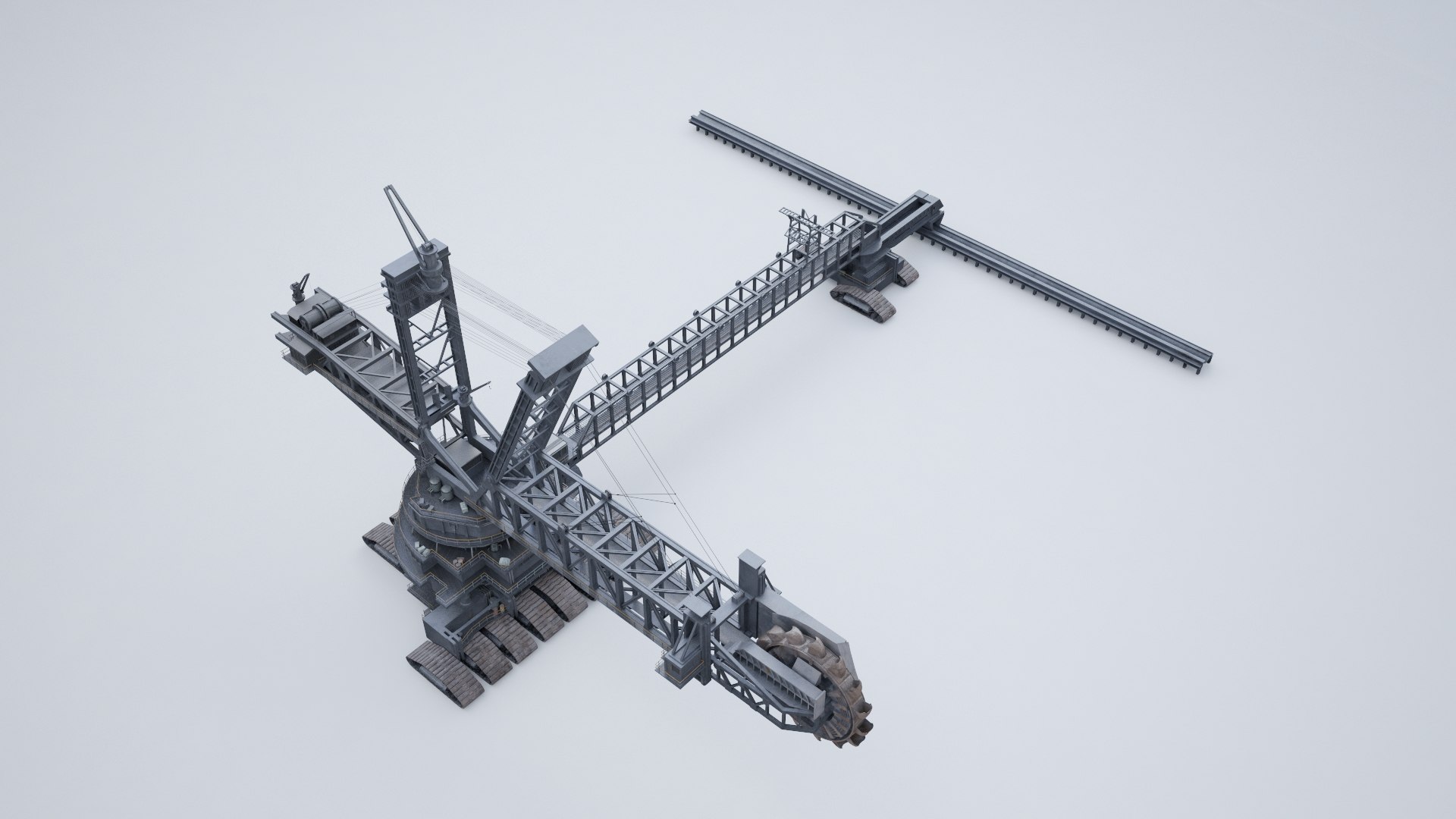 Krupp Bagger 288 Model - TurboSquid 1597735