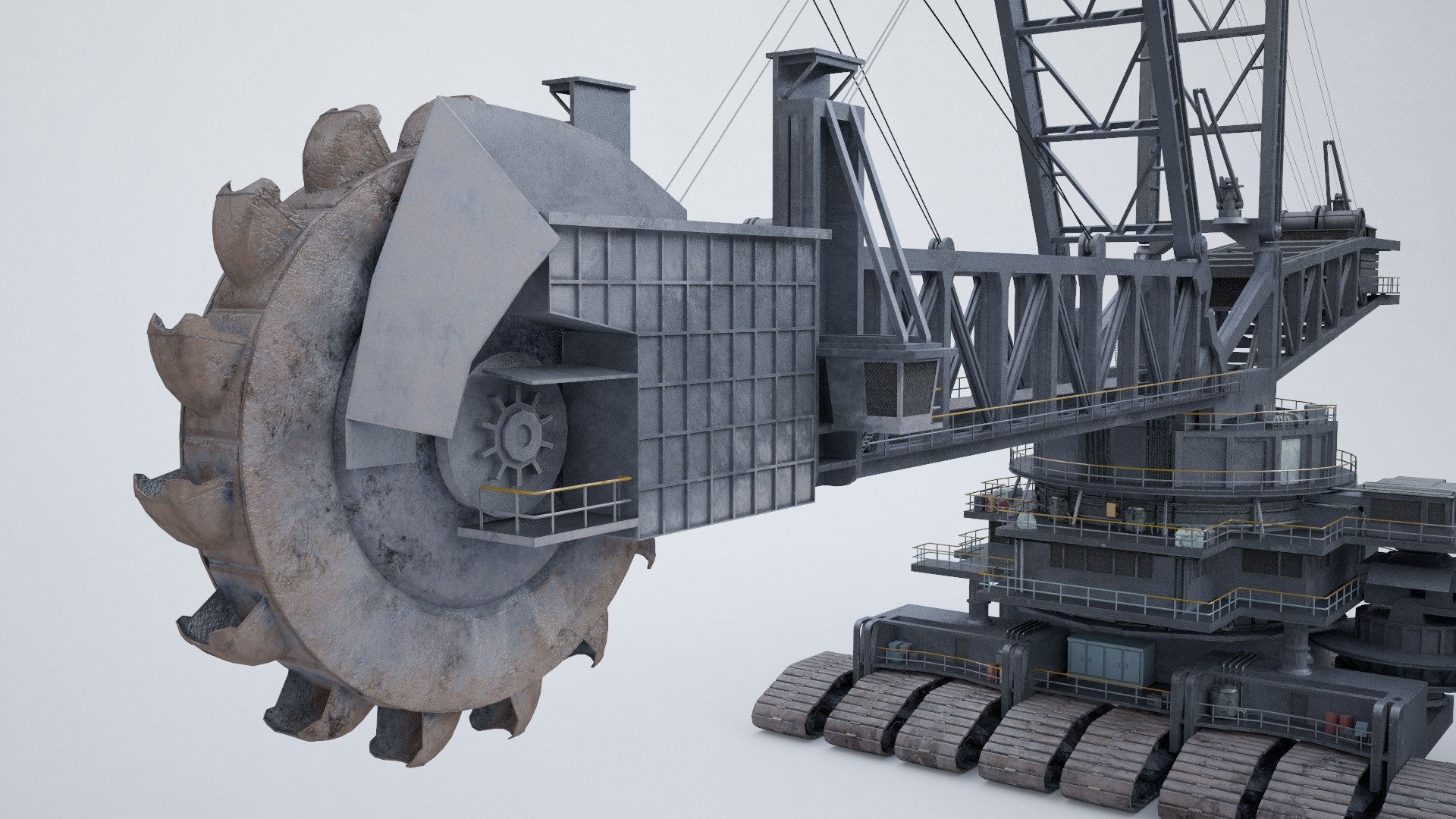 Krupp Bagger 288 Model - TurboSquid 1597735