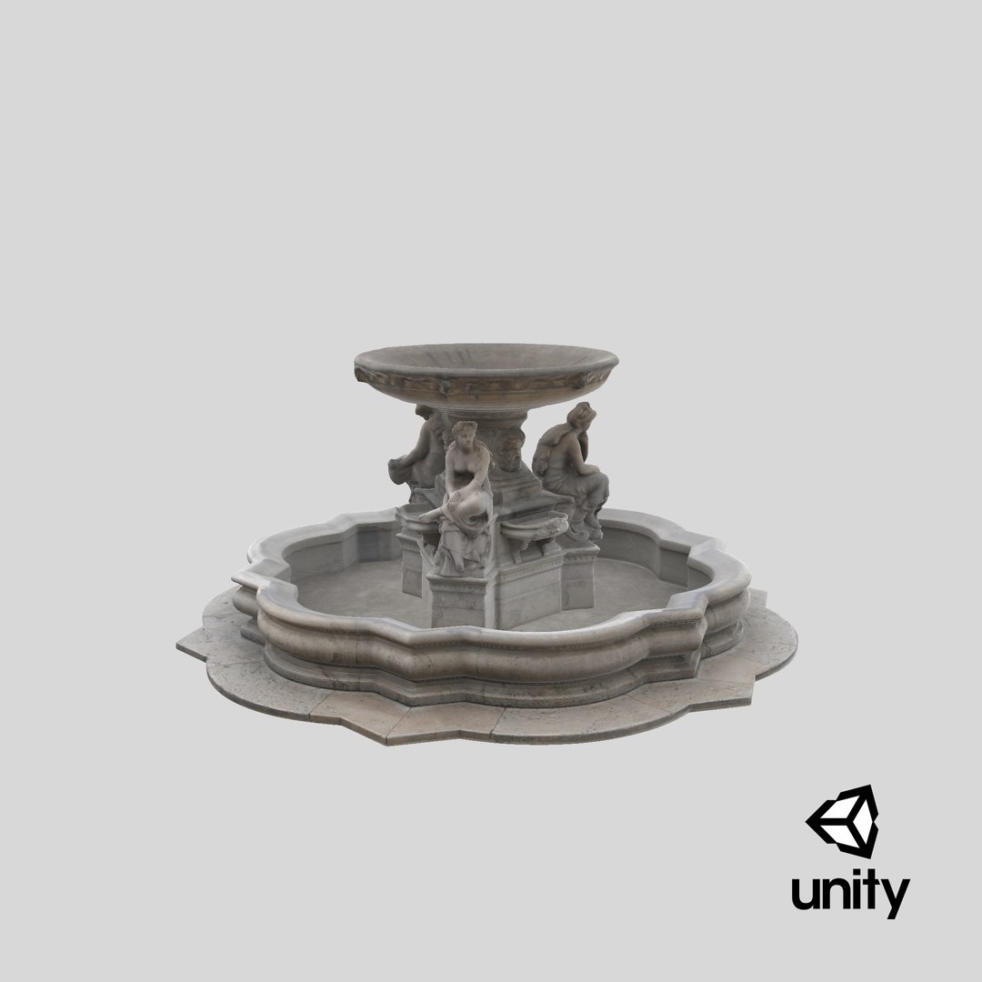 3D fountain statues - TurboSquid 1664925