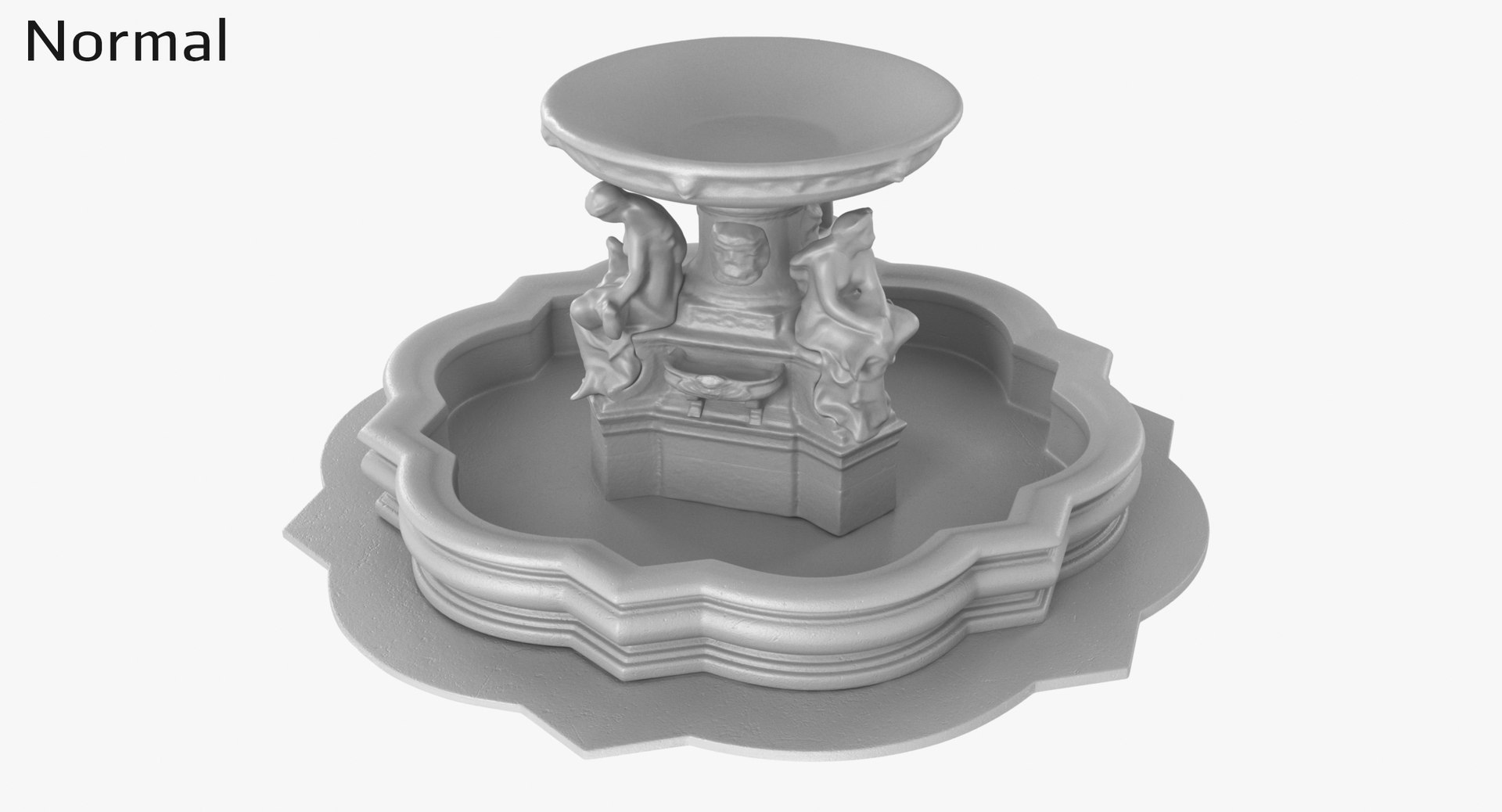 3D fountain statues - TurboSquid 1664925
