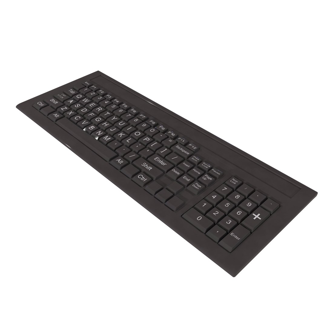 Keyboard 04 3D Model - TurboSquid 2140561