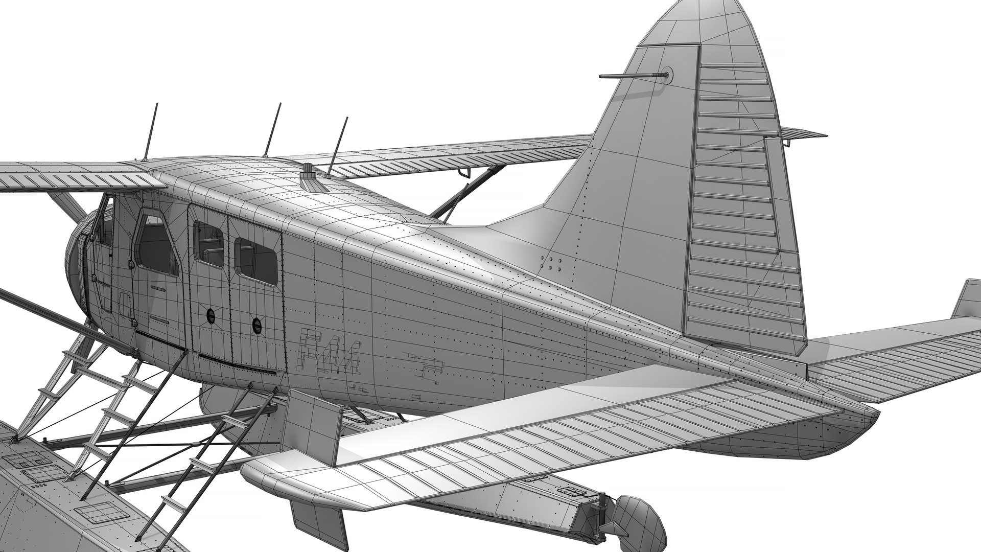 De Havilland Canada DHC-2 Beaver Model - TurboSquid 2205648