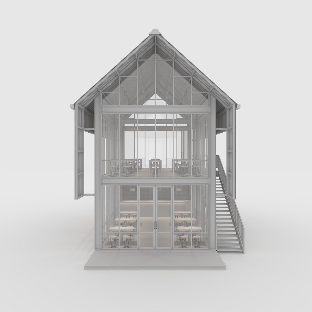 Cafe Modern 4 3D model - TurboSquid 2123914