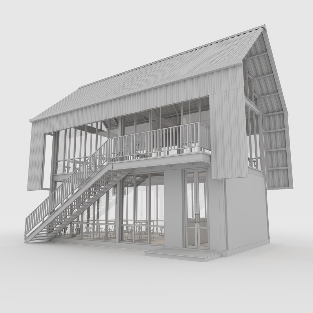Cafe Modern 4 3D model - TurboSquid 2123914