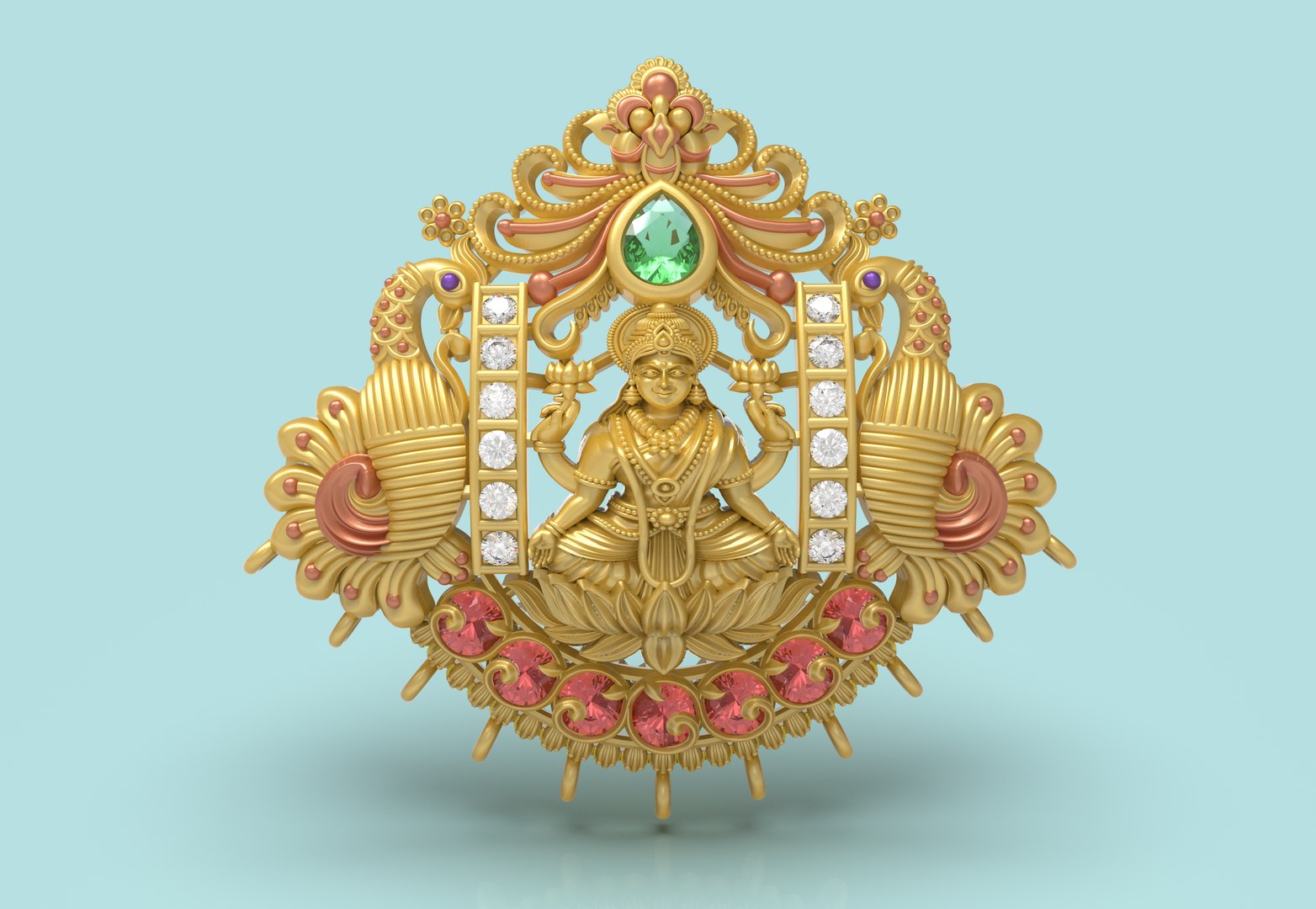 3D Model Temple Pendant - 0110 - TurboSquid 2413402