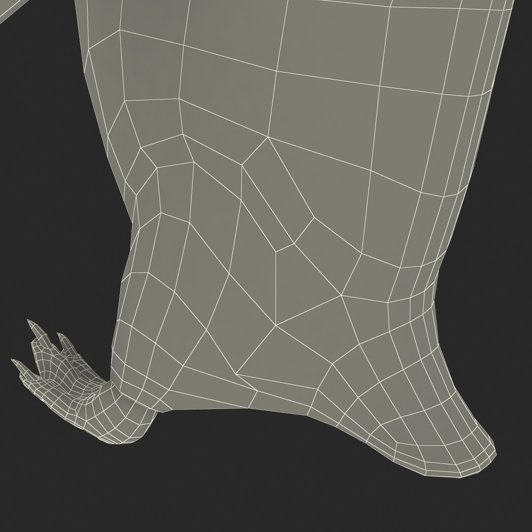 emperor penguin pose 2 3d max