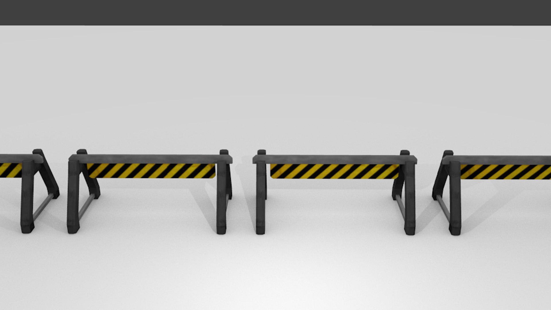 Free Obj Model Road Block