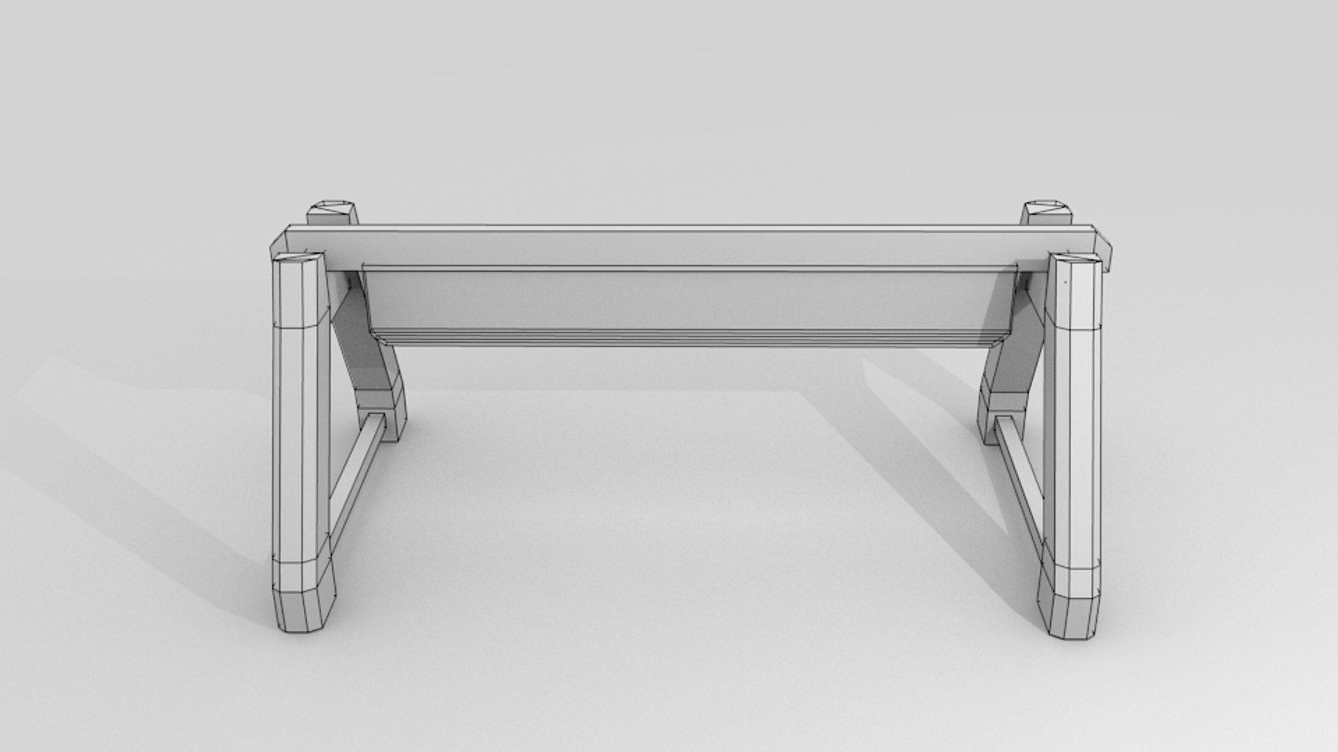 Free Obj Model Road Block