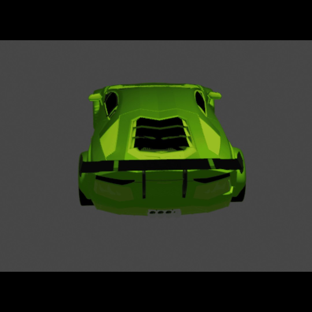Low Poly Lamborghini 3D Model - TurboSquid 2325997