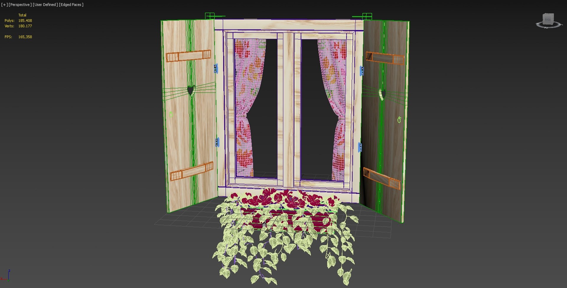 Wooden window 3D model - TurboSquid 1261330