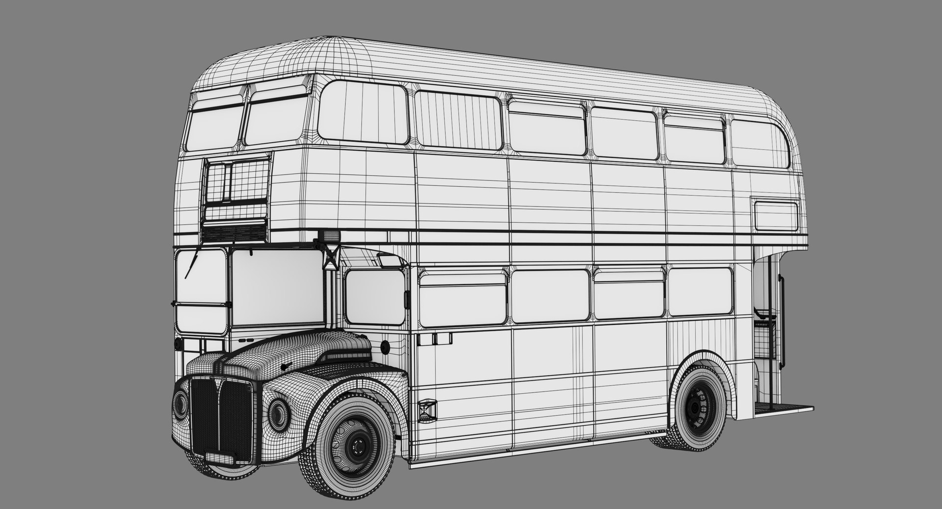 3D London Routemaster Bus Model - TurboSquid 1250599