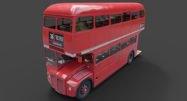 3D london routemaster bus model - TurboSquid 1250599