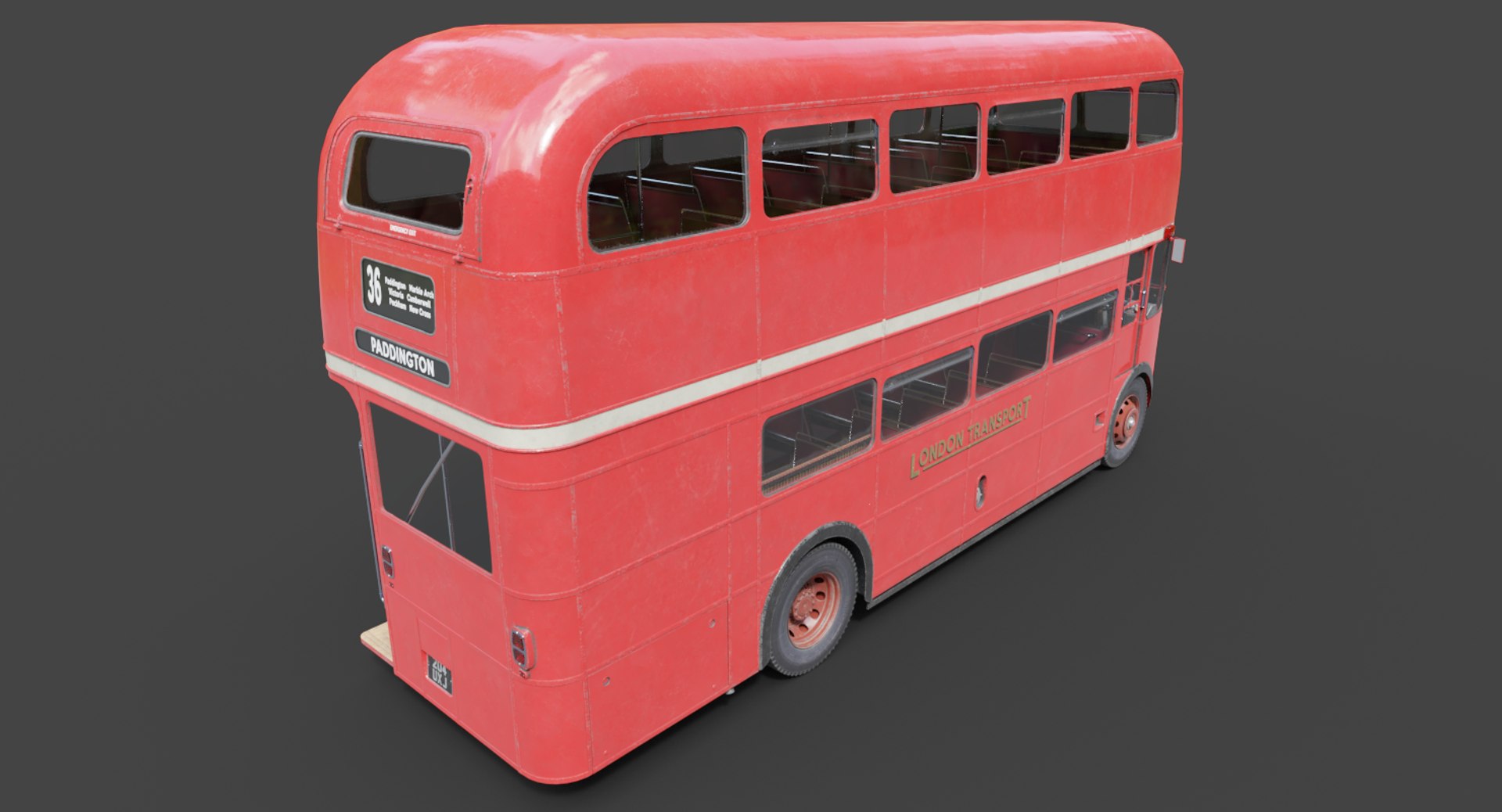 3D London Routemaster Bus Model - TurboSquid 1250599
