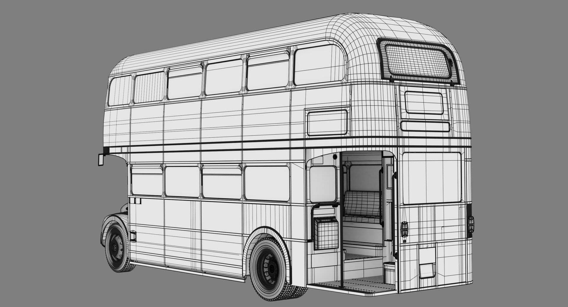 3D London Routemaster Bus Model - TurboSquid 1250599