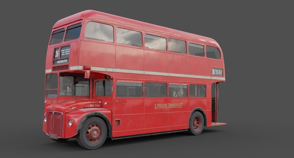 3D london routemaster bus model - TurboSquid 1250599