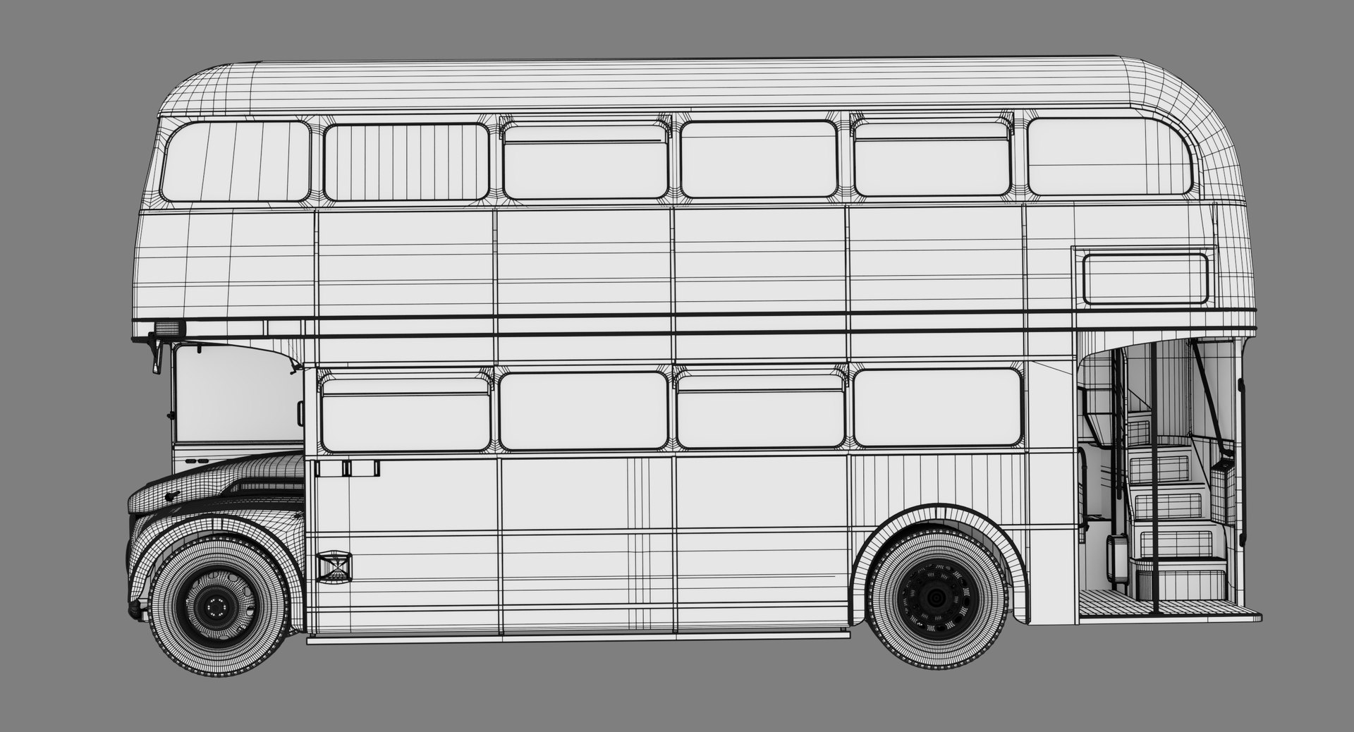 3D London Routemaster Bus Model - TurboSquid 1250599