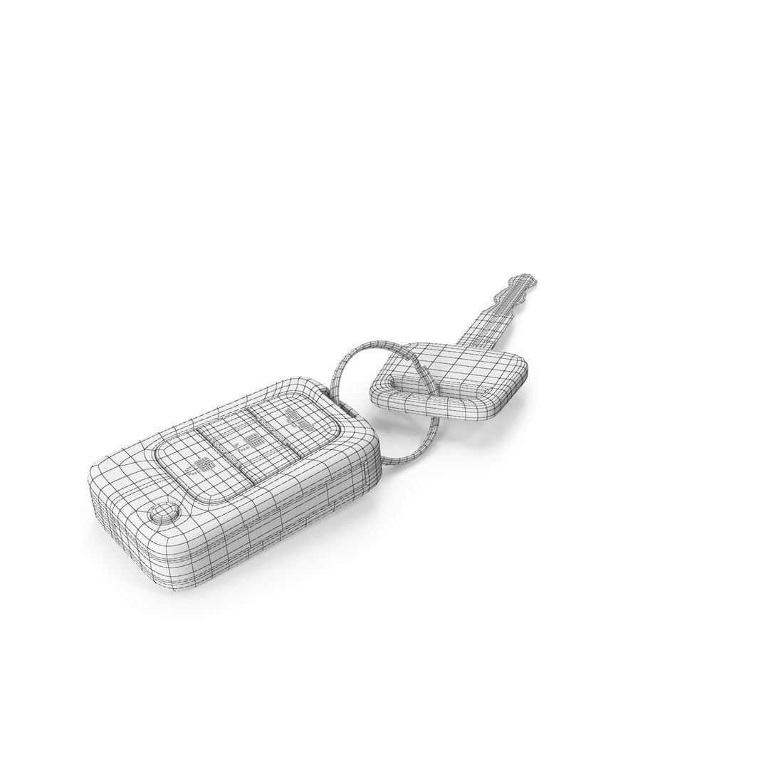 Car Keys With Chain 3D - TurboSquid 2068564