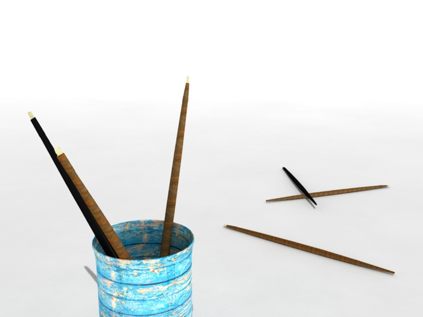 Painters Things 3d Model