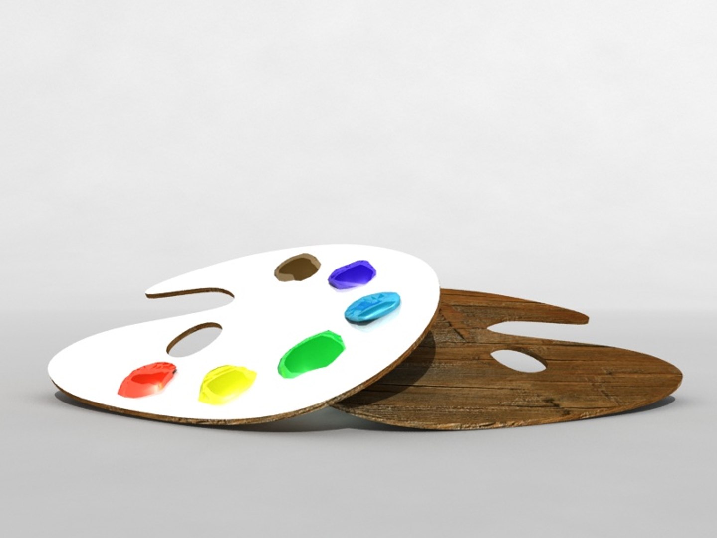 Painters Things 3d Model