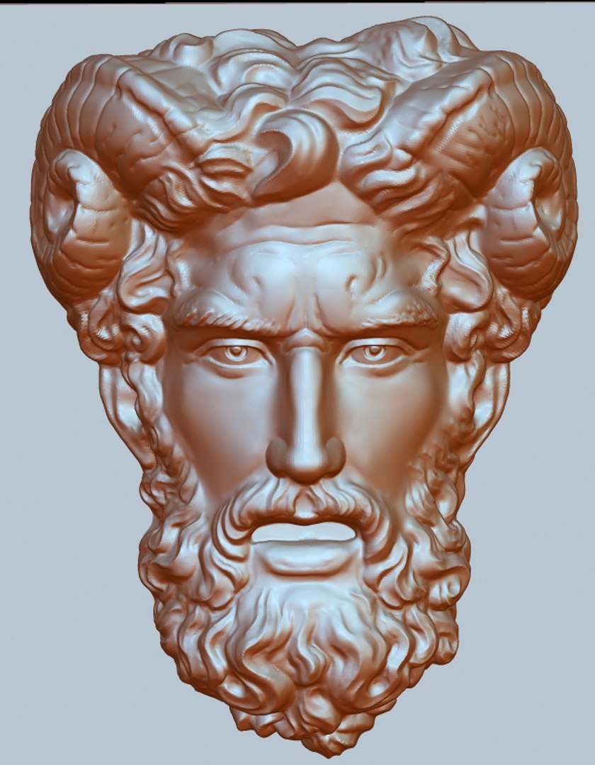 Pan Classical Roman Mask 3D Model - TurboSquid 1457441
