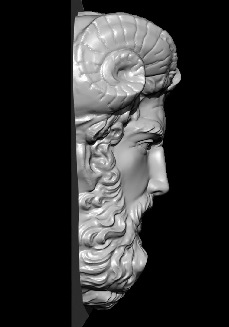 Pan Classical Roman Mask 3D Model - TurboSquid 1457441
