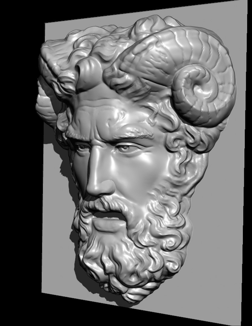 Pan Classical Roman Mask 3D Model - TurboSquid 1457441