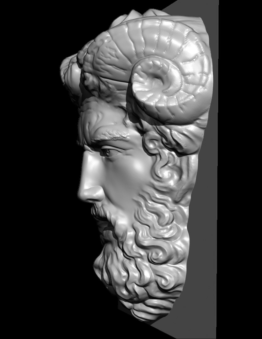 Pan Classical Roman Mask 3D Model - TurboSquid 1457441