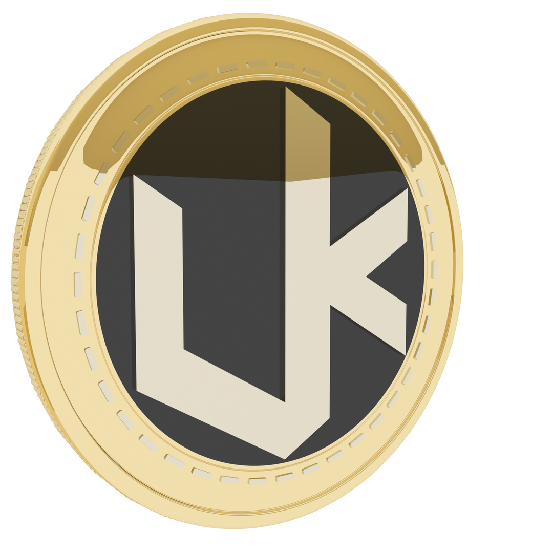 3D Model Liker World Cryptocurrency Gold Coin - TurboSquid 1857089