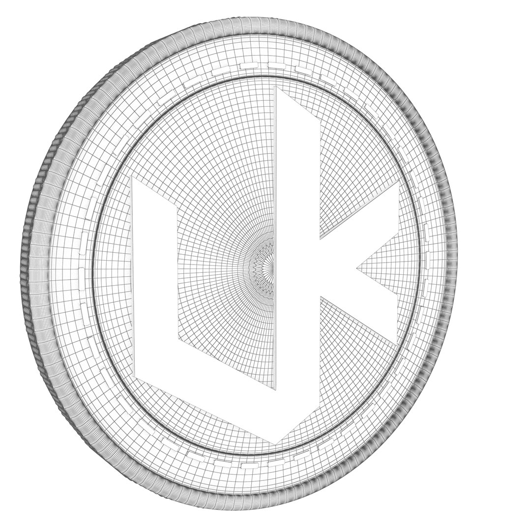 3D Model Liker World Cryptocurrency Gold Coin - TurboSquid 1857089