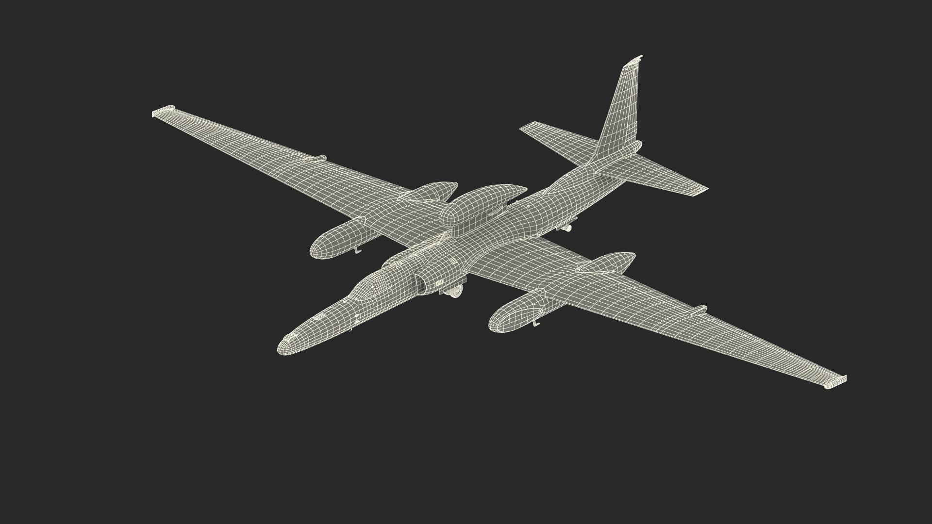 3D Model Lockheed U2 Dragon Lady Aircraft Rigged For Maya - TurboSquid ...